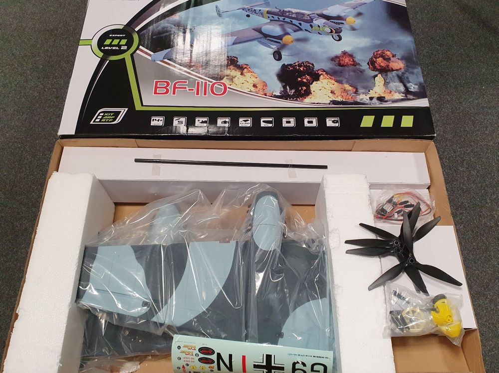 Dynam Messerschmitt BF-110 EPO 1500mm PNP | Kaufen auf Ricardo