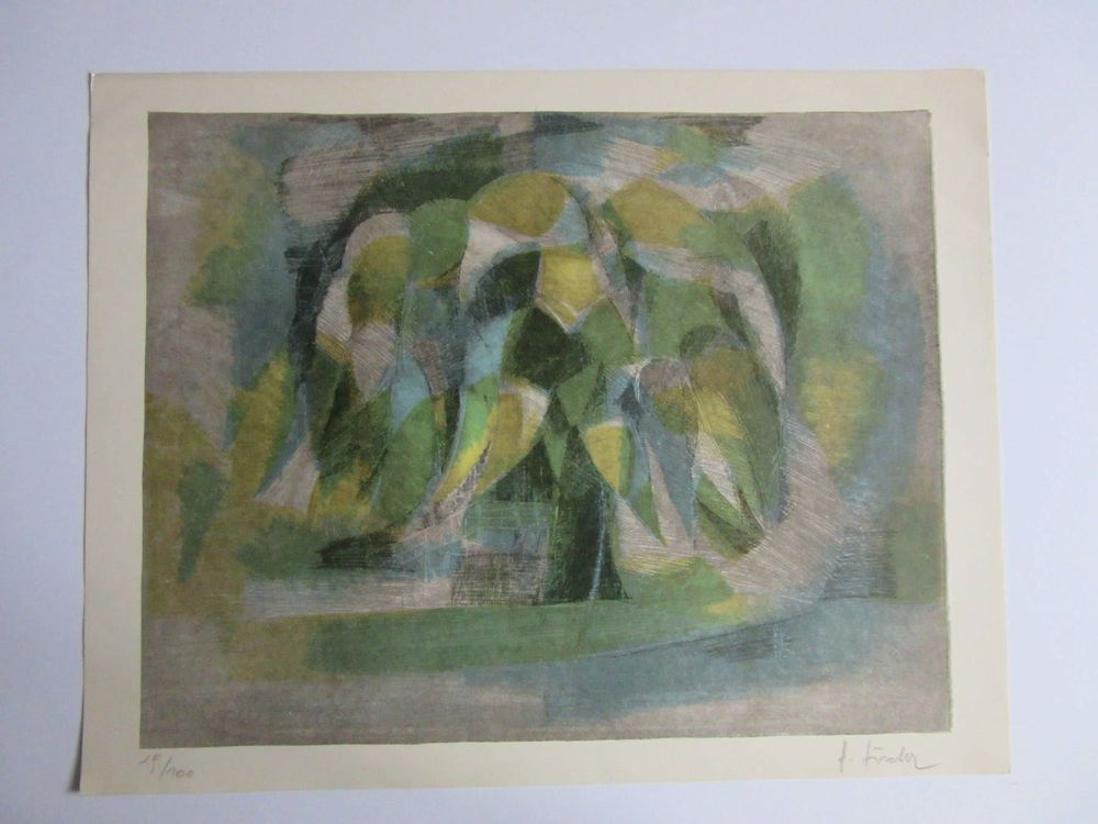 KÜNSTLER ? LITHOGRAPHIE SIGNIERT NUMMERIERT (Gebraucht) in Gersau für CHF 35 – mit Lieferung auf ...