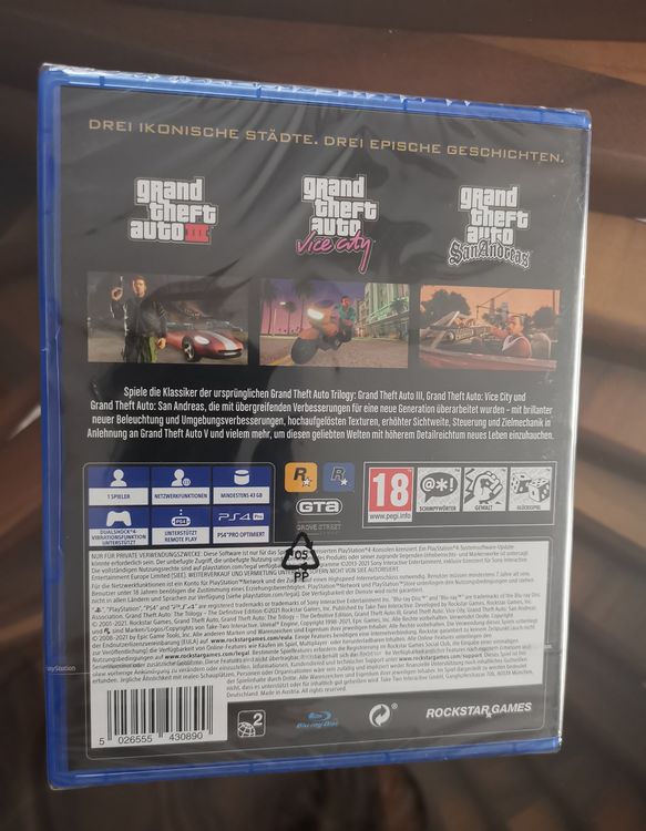 GTA, GRAND THEFT AUTO : THE TRILOGY , NEU, OVP, PS4, PS5 | Kaufen auf Ricardo