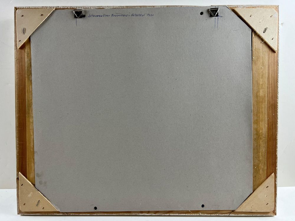 F. Schultheiss Schwarzwälder Bauernhaus Gemälde Signiert. (Gebraucht) in Neuhausen am Rheinfall ...