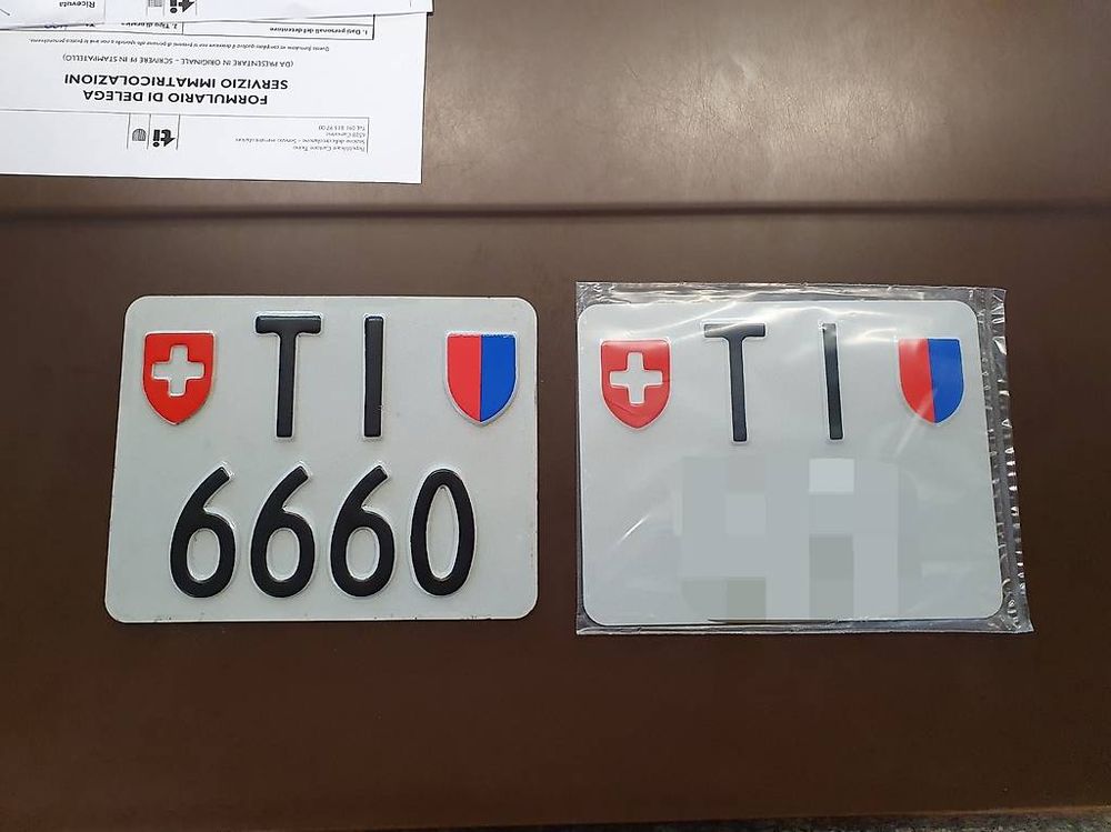 Targa moto TI 6660 (Gebraucht) in Aldesago für CHF 1100 – nur Abholung ...