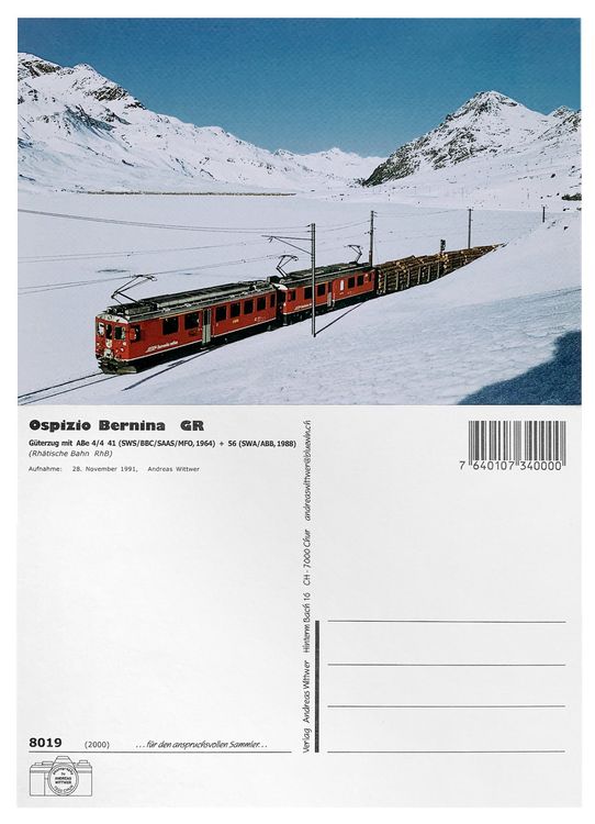 Bernina Ospizio Poschiavo Pontresina Graubünden Bahn RhB ABe | Kaufen auf Ricardo