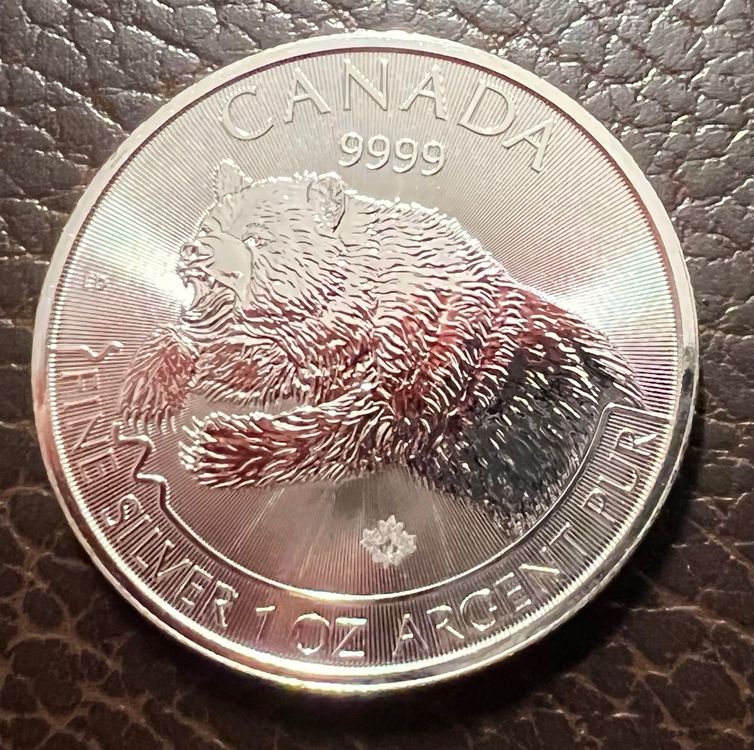4x1oz 999 Silber, Predator Serie CAN, Puma, Wolf, Luchs, Bär | Kaufen ...