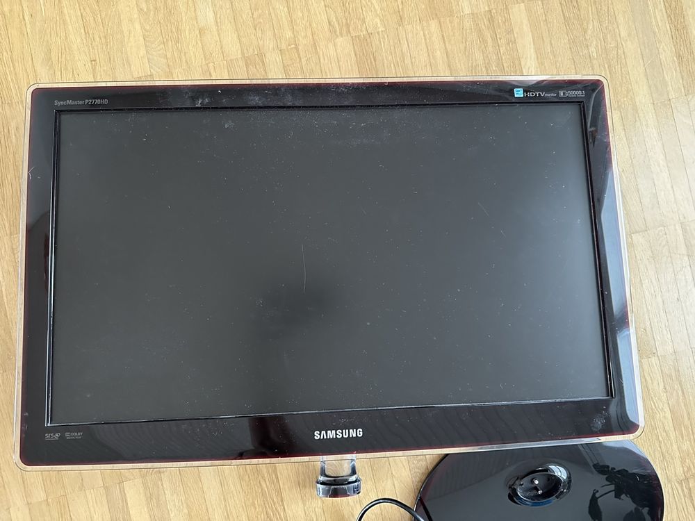 Samsung Monitor, Samsung SyncMaster P2770HD 1920 x 1080 Pixe (Gebraucht ...