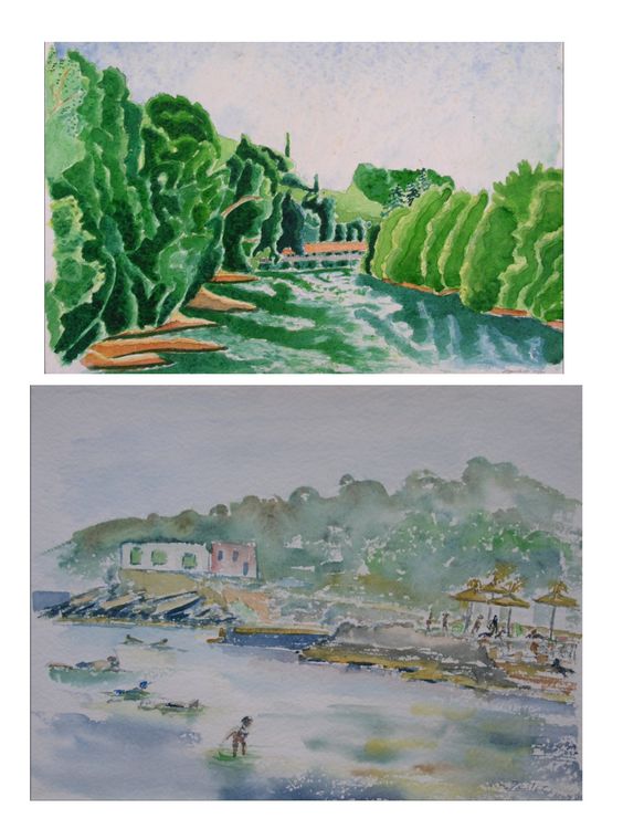 Zwei Aquarelle signiert (Gebraucht) in Cavigliano für CHF 6 – mit Lieferung auf Ricardo kaufen