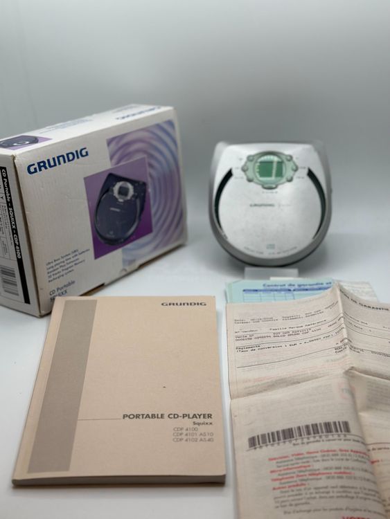 Grundig 2 Discman Lecteur Baladeur CD Player+Test OK ! (Gebraucht) in ...
