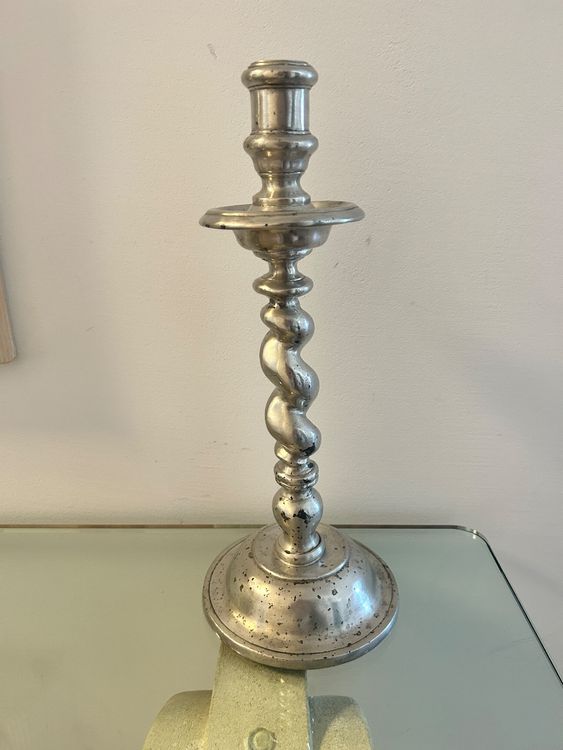 La Maison De L’Etain Seltener Antiker Kerzenständer 43 cm (D'occasion ...