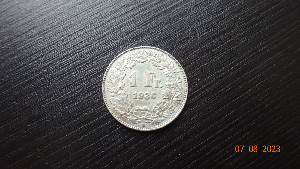 1 Fr 1936 Helvetia Unz. (Gebraucht) in bassecourt für CHF 22 – mit Lieferung auf Ricardo kaufen