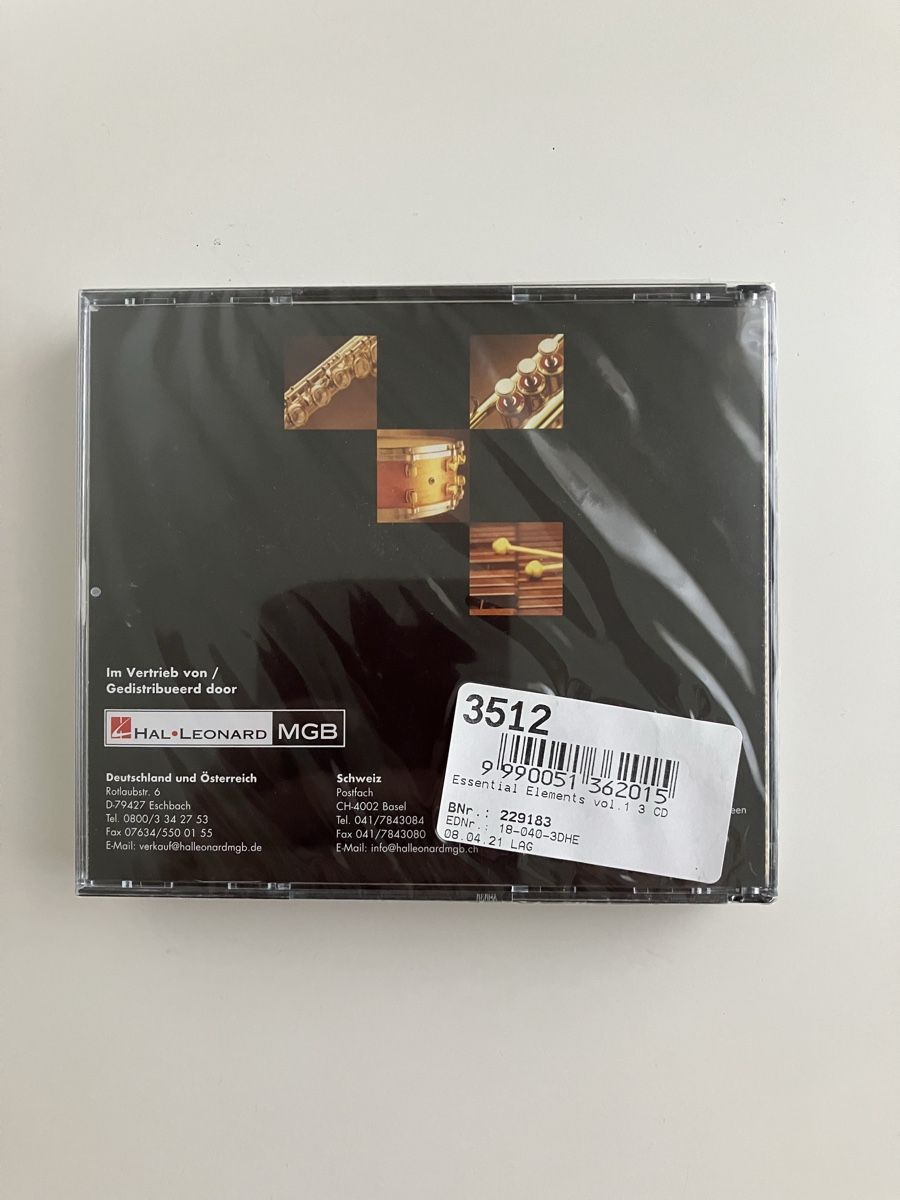 Yamaha BläserKlasse Essential Elements Vol.1 CD-Set Top (Neu und ...