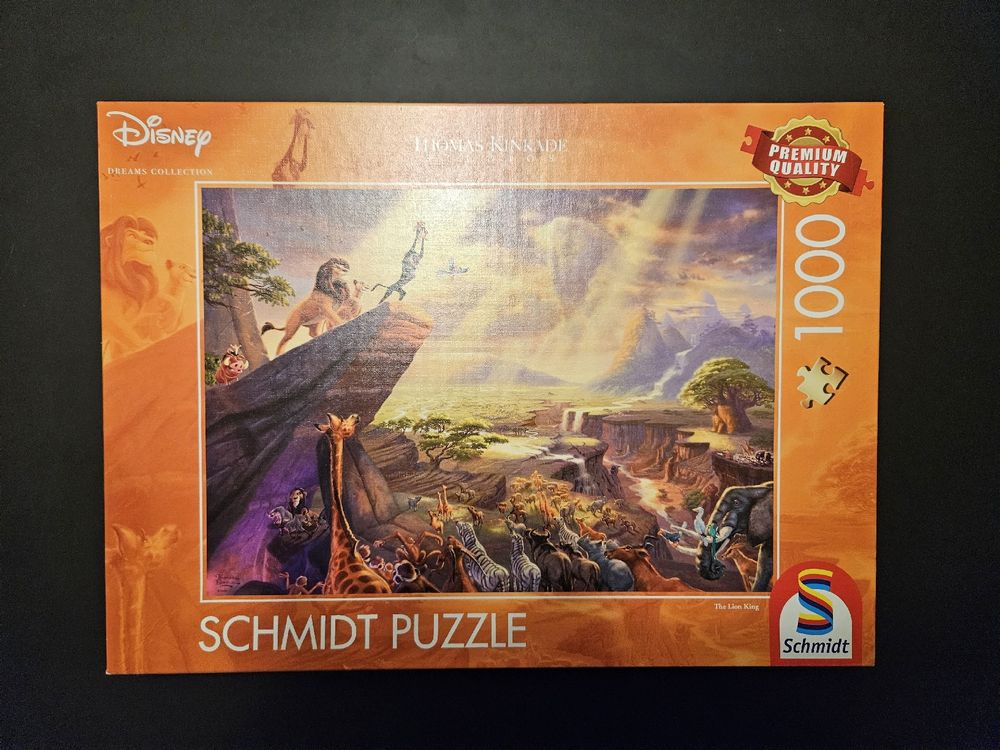 Disney Puzzle König der Löwen, 1000 Teile, Schmidt (Gebraucht) in ...