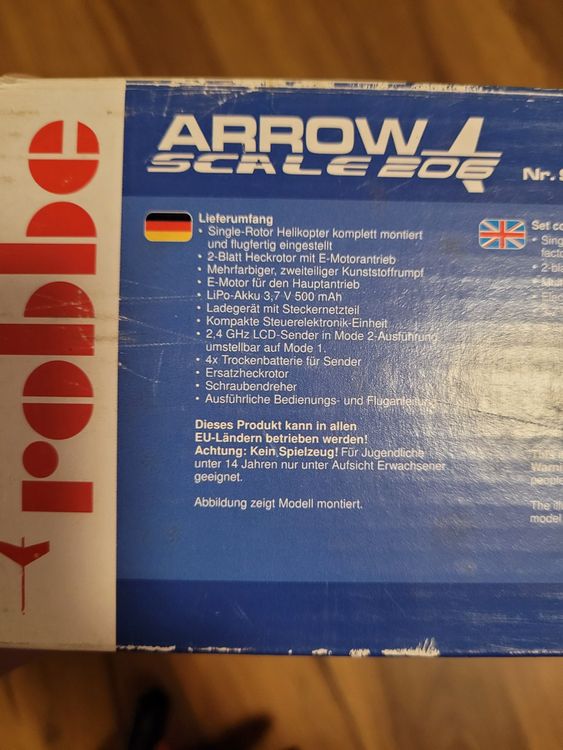 Robbe Arrow scale 206 Hubschrauber (Gebraucht) in Sevelen für CHF 39 ...