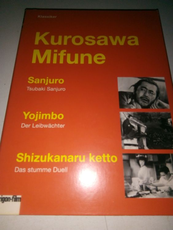 Kurosawa Mifune Box - Sanjuro, Yojimbo, Shizukanaru Jap 3DVD (Gebraucht) in st.gallen für CHF 35 ...