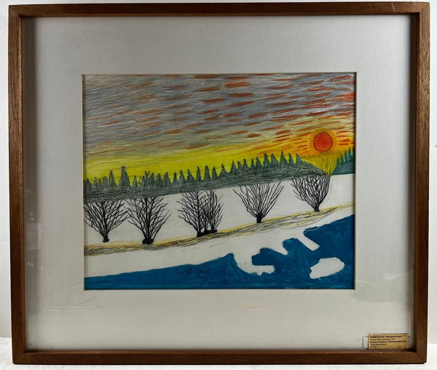 Alfred Probst (19??-1995) Art Brut Maler Handsigniert. (Gebraucht) in ...