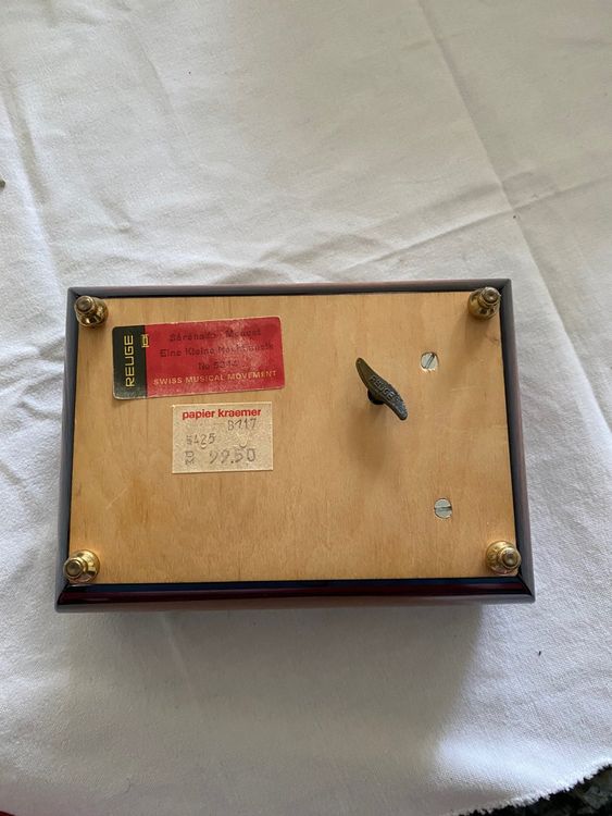 Reuge Spieluhr swiss musical movement Serenado MENUET | Kaufen auf Ricardo