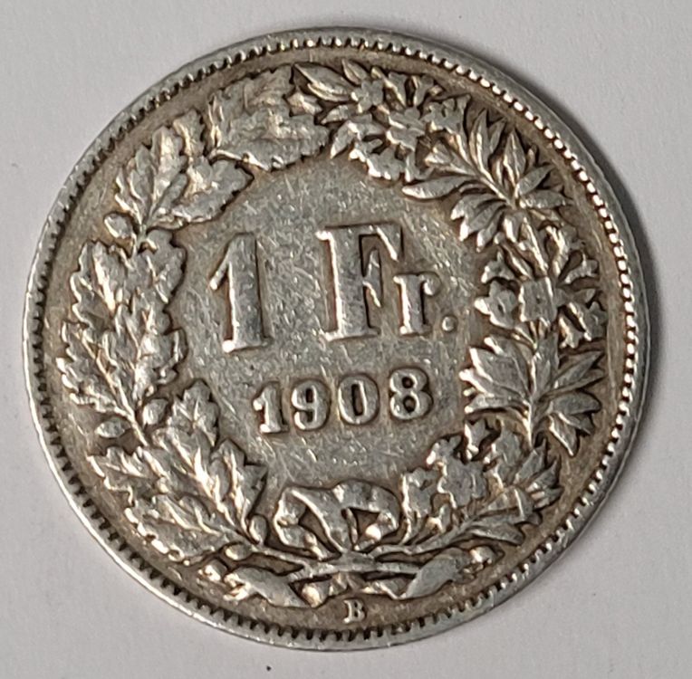 1 FRANKEN / SCHWEIZ 1908 | Kaufen auf Ricardo