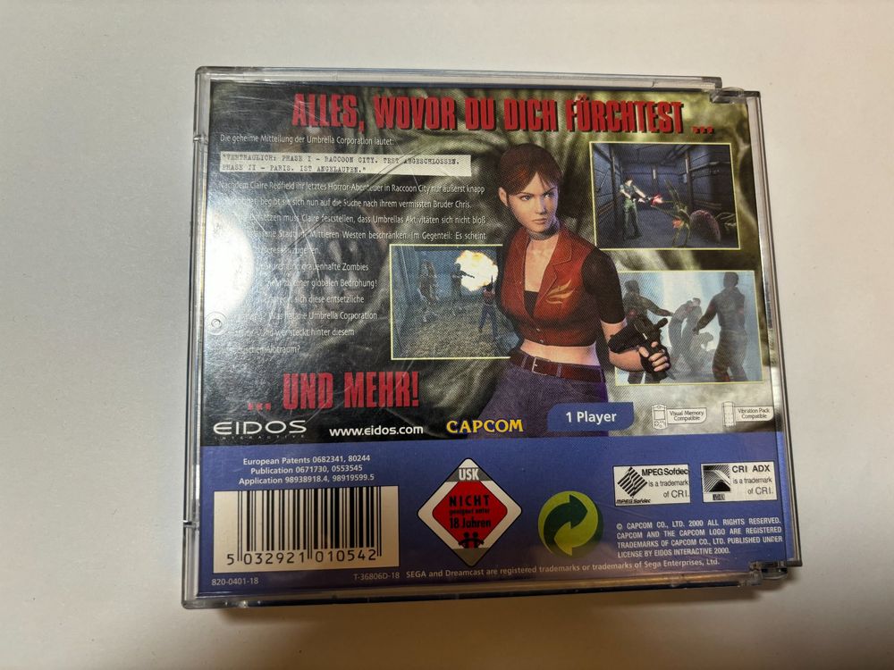 Resident Evil Code: Veronica - Dreamcast (PAL) | Kaufen auf Ricardo