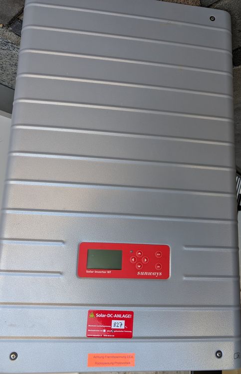 3 - Phasen Solar Inverter Sunway NT 10000 (Gebraucht) in Oberhelfenschwil für CHF 89 – nur ...