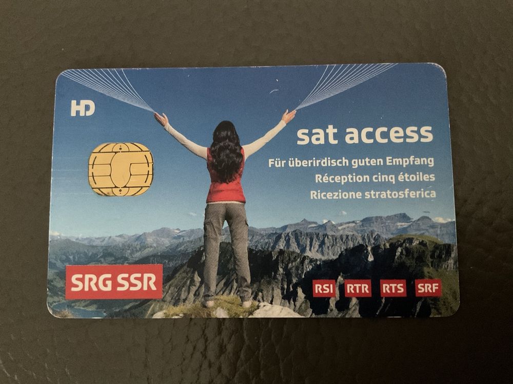 Sat access Karte SRG SSR V5.0 (Gebraucht) in Unterägeri für CHF 7 – mit ...