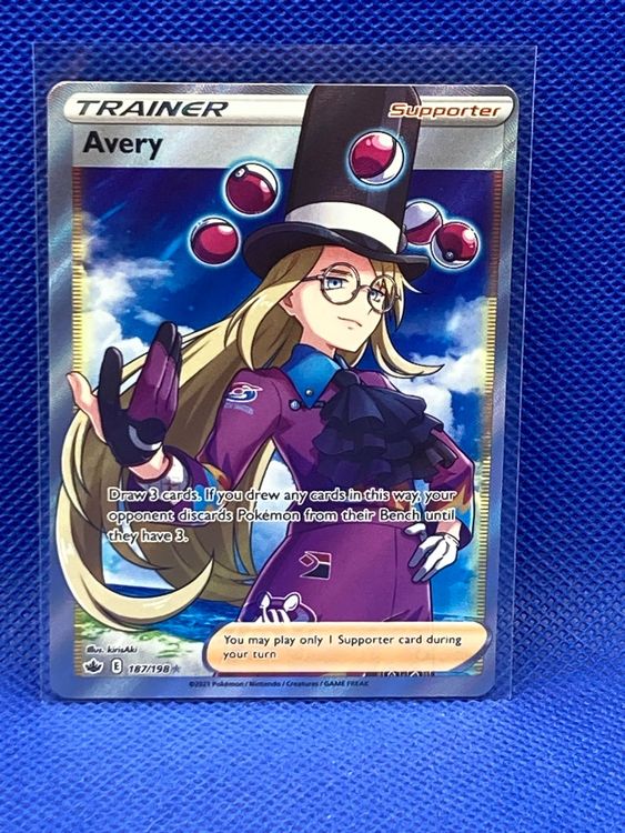 Pokemon Chilling Reign / Trainer Avery 187 / 198 EN | Kaufen auf Ricardo