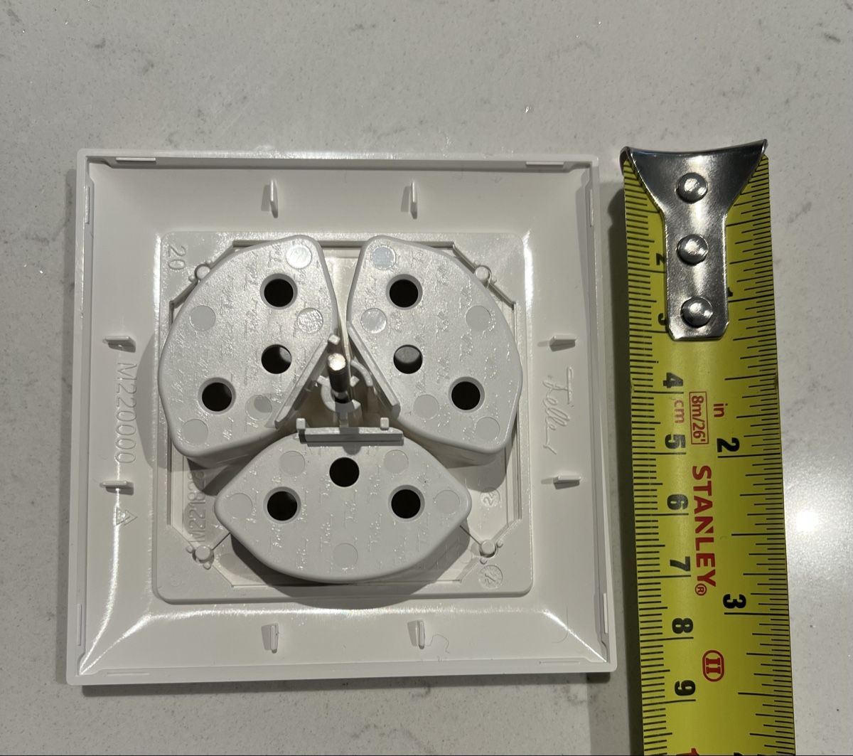Swiss Wall Power Socket Type J - White, New (Neu (gemäss Beschreibung ...