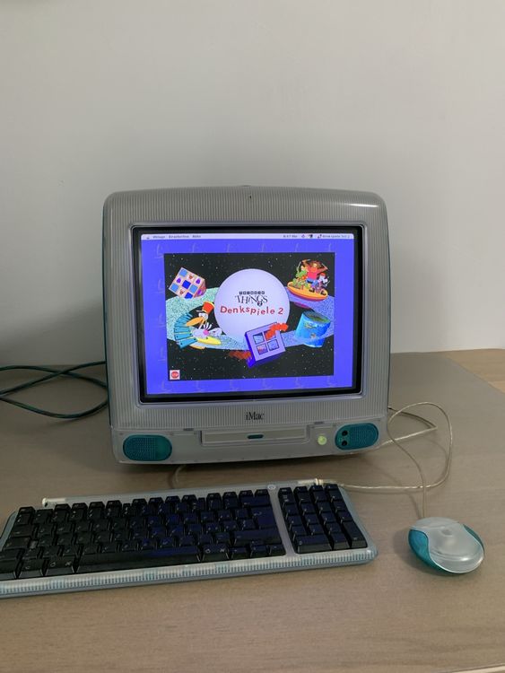 iMac G3 Bondi Blue, Top Zustand, Sammlerstück, Rarität (Gebraucht) in ...