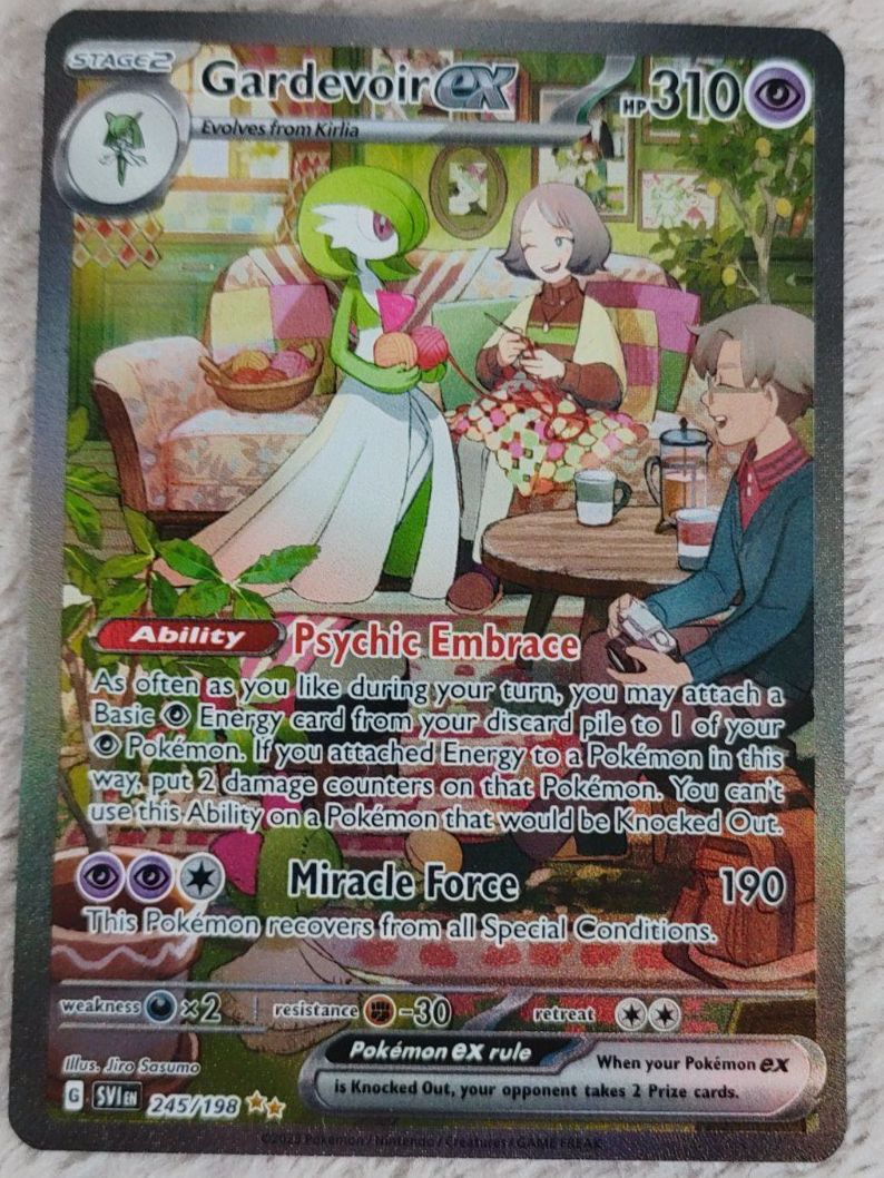 2 Pokémon Karten Maushold Fullart, Gardevoir Fullart (Neu (gemäss ...