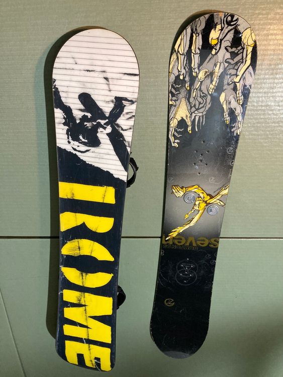 2 Snowboards 152cm (Burton / Rome) inkl. Bindung (Rider) (Gebraucht) in ...