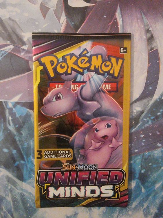Pokemon Booster Mini Pack Mew, Mewtu Unified Minds (Neu und ...