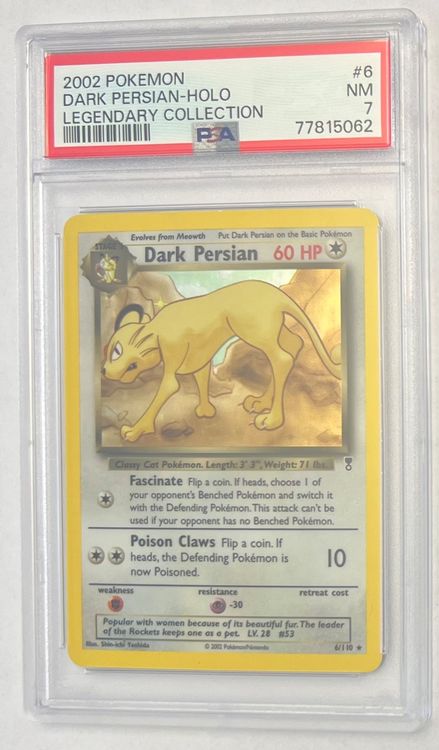 POKEMON LEGENDARY COLL. #6 DARK PERSIAN-HOLO Ab 1Fr (PSA 7) | Kaufen ...