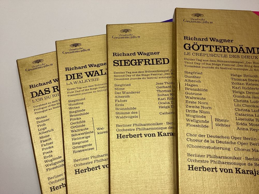 Karajan Ring der Nibelungen Wagner Vinyl Deutsche Grammophon (Gebraucht) in Lichtensteig für CHF ...