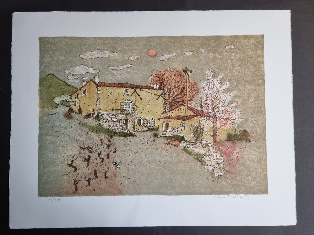 MARCO RICHTERICH LITHOGRAPHIE SIGNIERT NUMMERIERT | Kaufen auf Ricardo