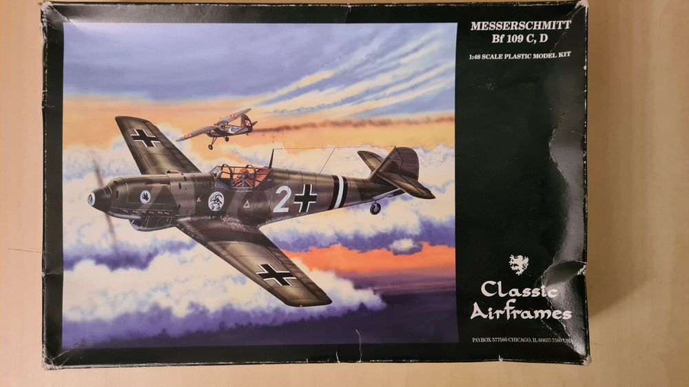 1:48 Messerschmitt Bf 109 C/D - Classic Airframes 4125 | Kaufen auf Ricardo