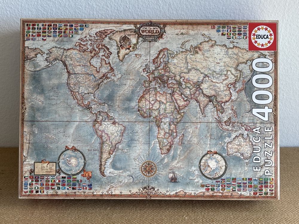 Educa Puzzle 4000 Teile - Weltkarte (Gebraucht) in Konolfingen für CHF ...