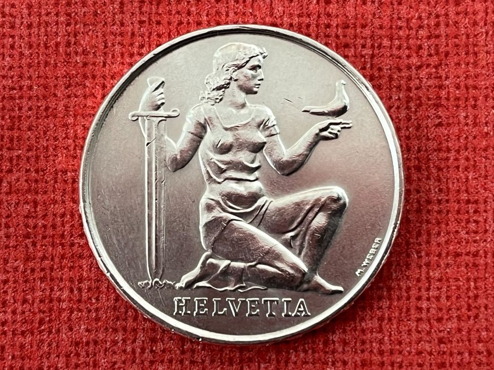 5 Franken Gedenkmünze 1936 Silber Wehranleihe TOP | Kaufen auf Ricardo