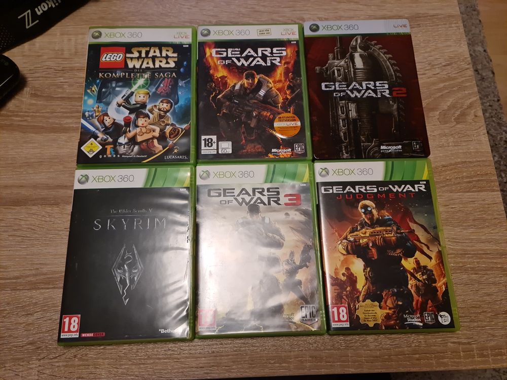 Xbox 360 Games (GOW 1-4, Skyrim, Lego SW) | Kaufen auf Ricardo