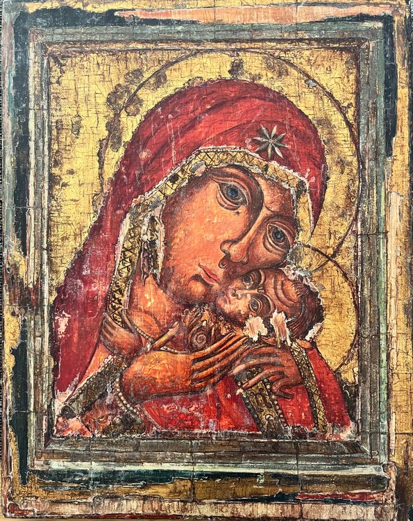 Heilige Ikone Gemälde Verso mit Erikett (D'occasion) à Hochdorf pour CHF 405 – avec livraison ...