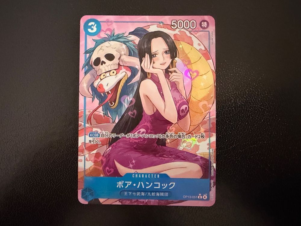 Boa Hancock OP13-051 R Character NM Carrying on His Will (Neu (gemäss ...