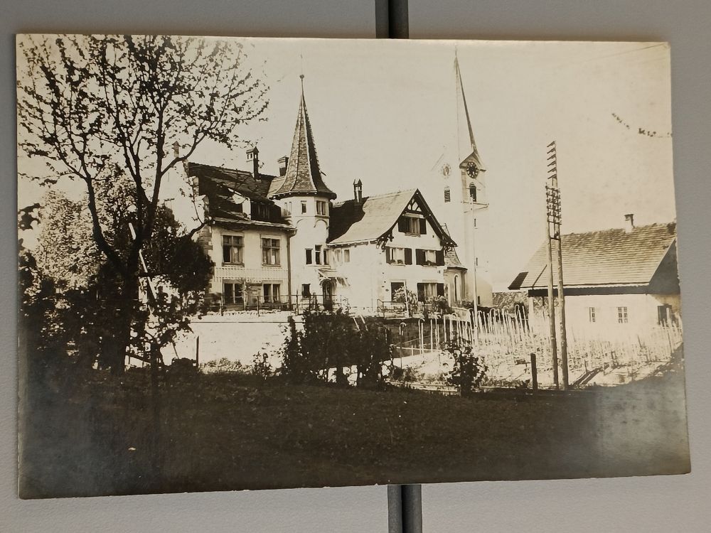 Echt Photo Karten / Wohnhäuser in der Schweiz ca. 1910 (Gebraucht) in ...