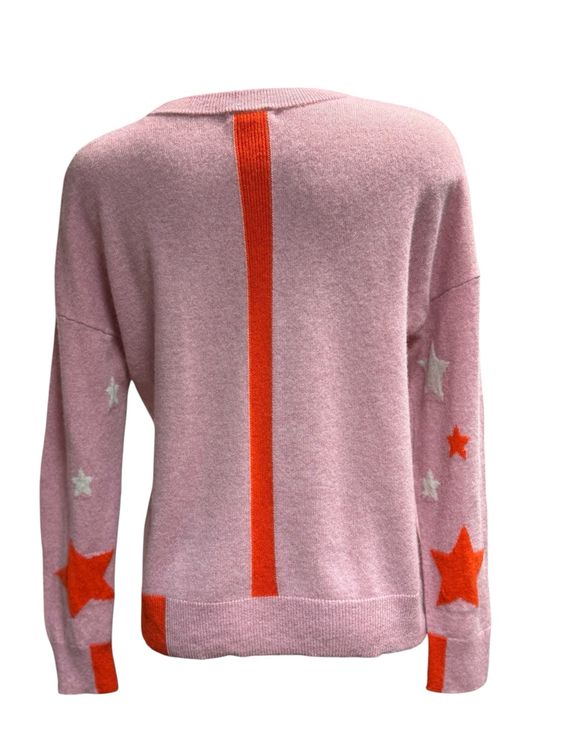 White Stuff Cashmere Pullover, Gr. 38, Rosa mit Sternen ⭐ (Gebraucht) in Zürich für CHF 109 ...