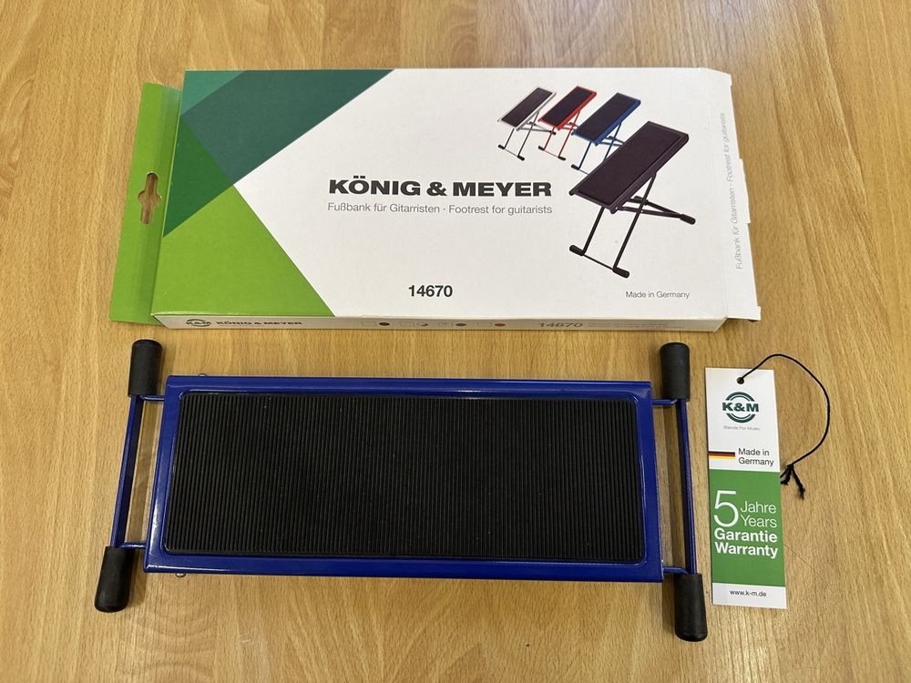 König & Meyer Fussbank für Gitarre, neu vb wertig & robust (Gebraucht ...