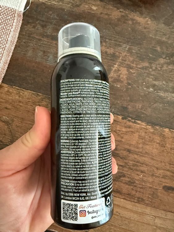Ebin Wonder Lace Bond Spray Supreme - Neu (80 ml) (Neu und ...