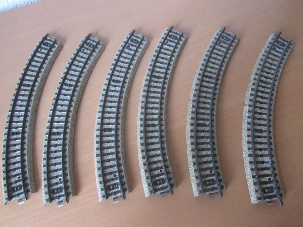 Märklin Ho 6x 5120 Voies courbes / Gebogenes M-Gleis (Gebraucht) in Porrentruy für CHF 4 – mit ...