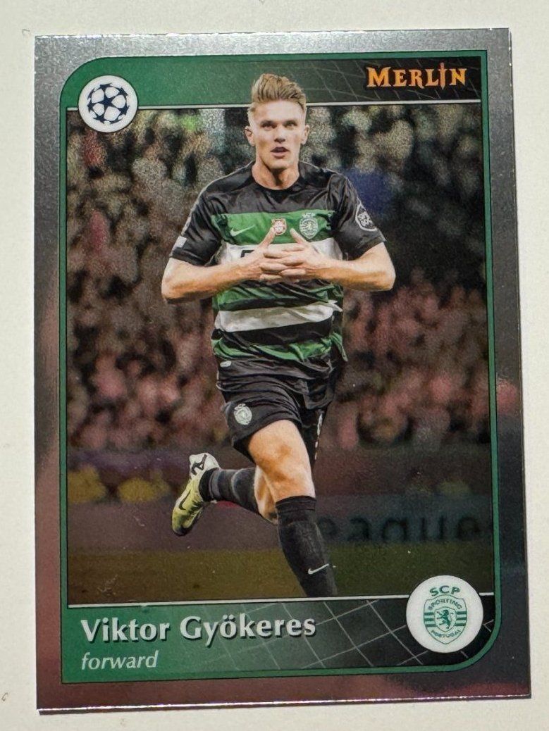 Viktor Gyokeres - Sporting/Arsenal Topps Merlin UCC 2025 (Neu (gemäss ...