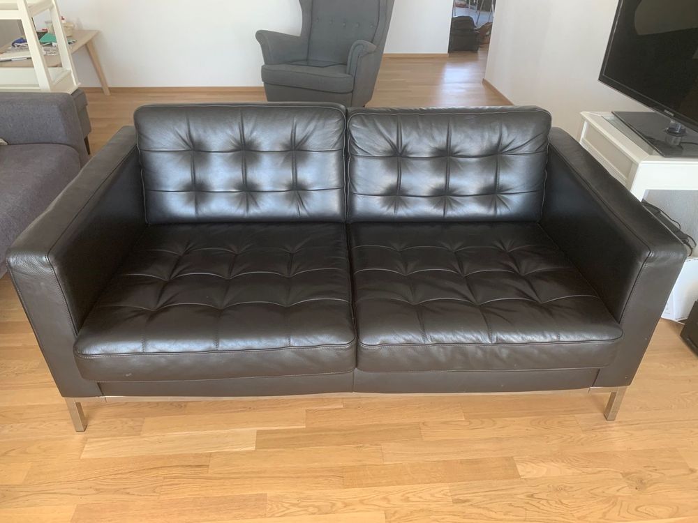 Ledersofa, 2er | Kaufen auf Ricardo