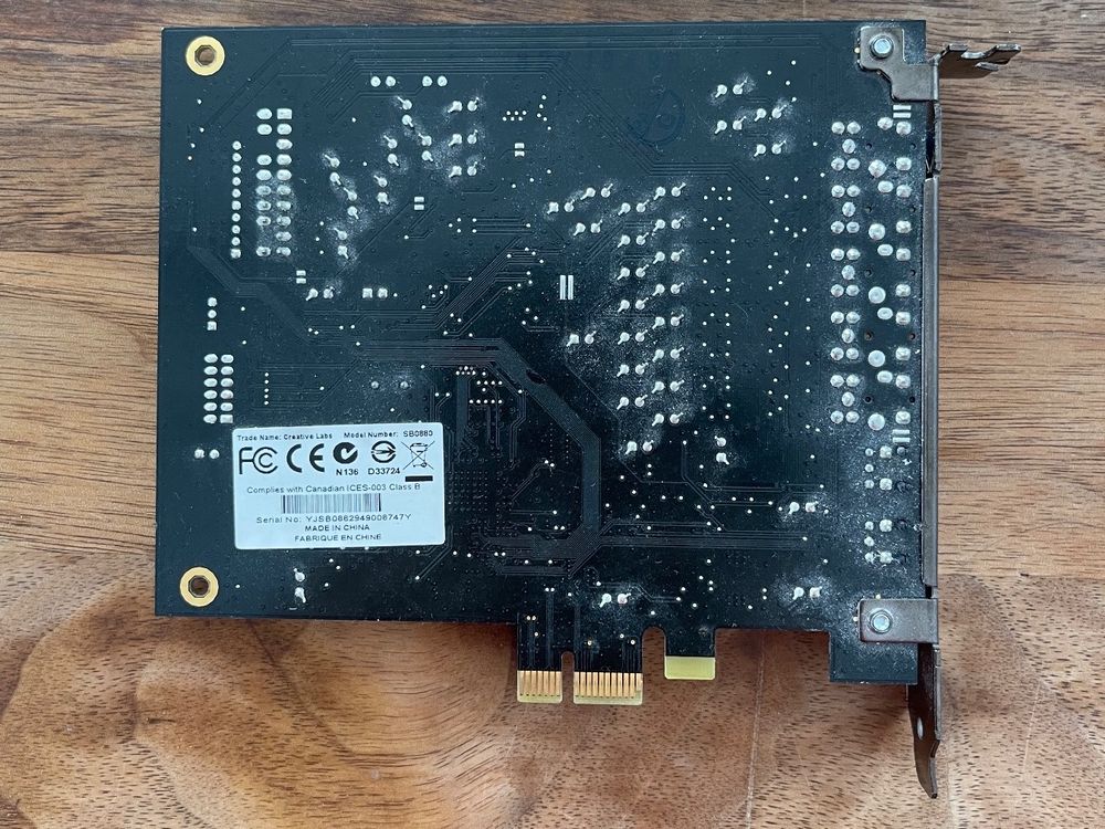 Creative Sound Blaster X-Fi Titanium SB0880 PCIe 7.1 (Gebraucht) in ...