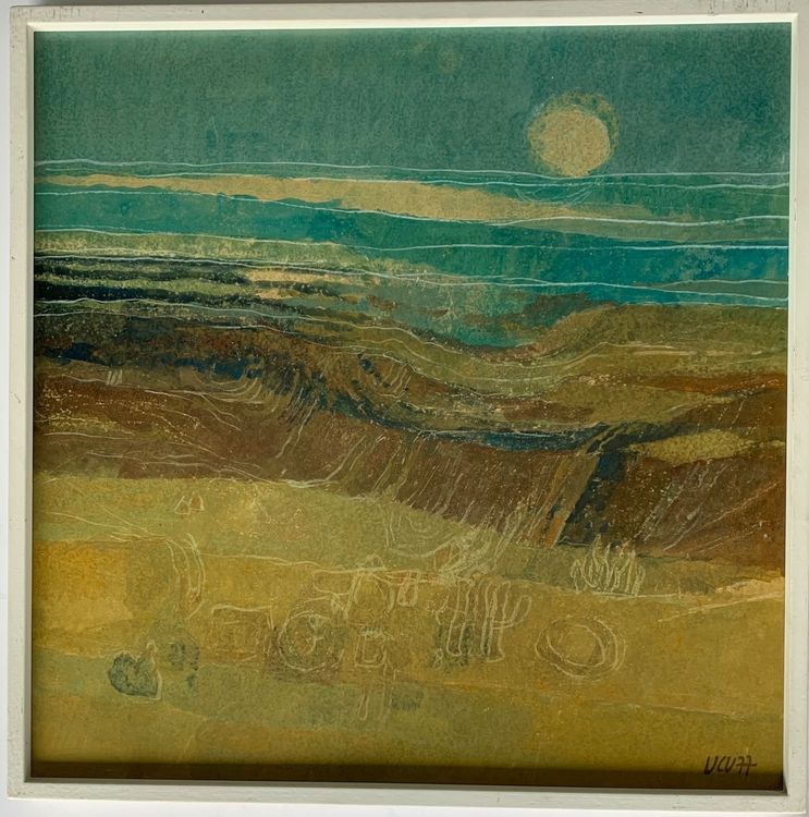 Urban CUENI (1939) Großes Gemälde (Gebraucht) in Root für CHF 40 – mit Lieferung auf Ricardo kaufen