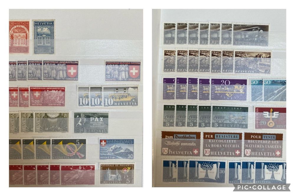 Alte Steckkarte Schweiz postfrisch alte Frankaturware ** (Neu (gemäss Beschreibung)) in Wil SG ...