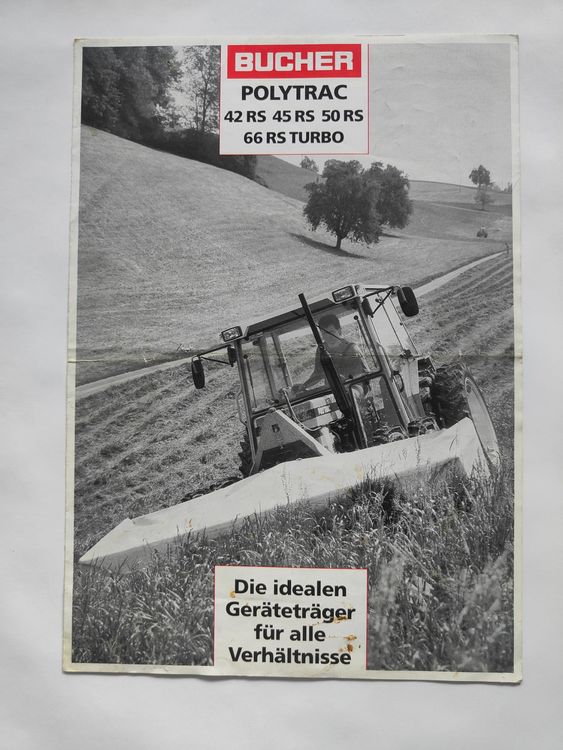 Prospekt Bucher Polytrac | Kaufen auf Ricardo
