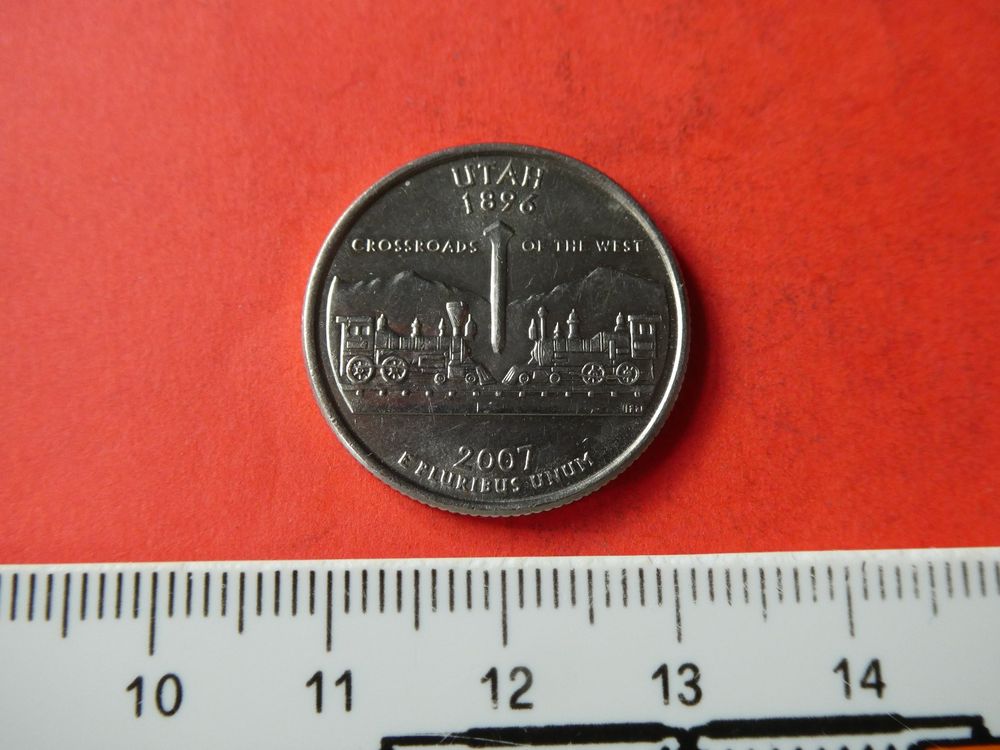 USA 2007, Quarter-Dollar, Sondermünze Utah | Kaufen auf Ricardo
