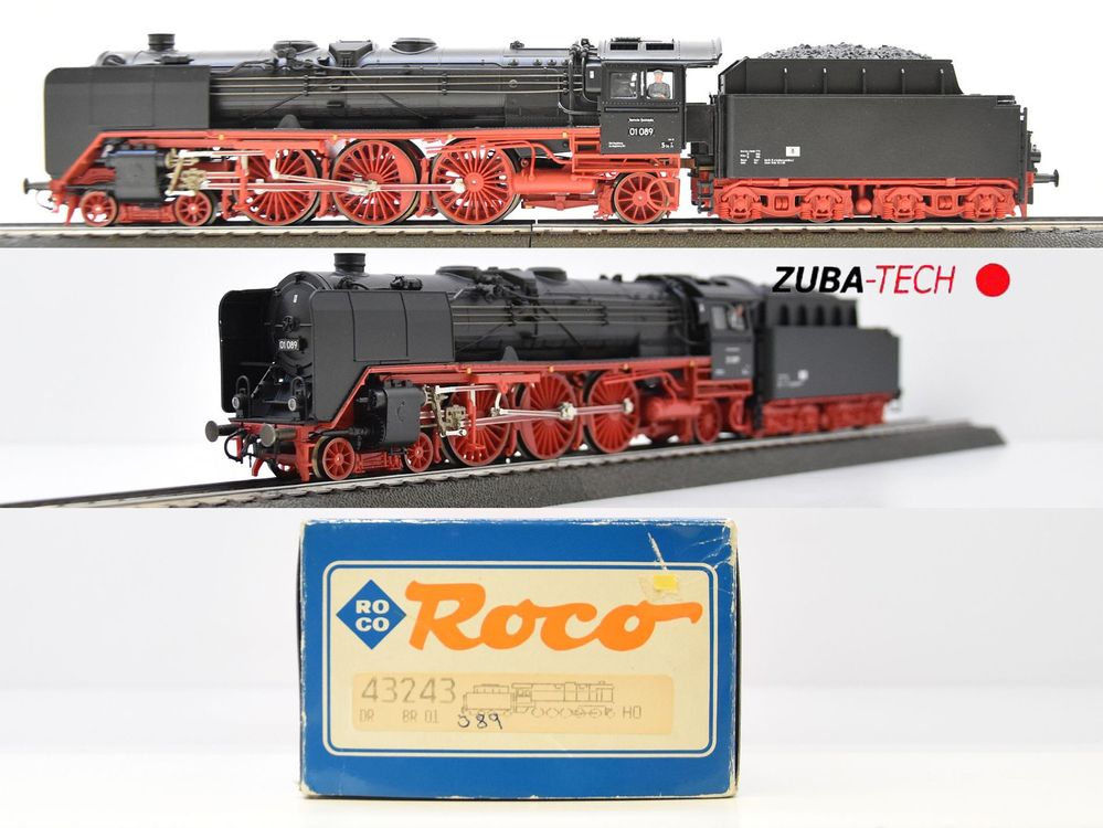Roco 43243 Dampflok BR 01 DR H0 GS Analog mit OVP (Gebraucht) in St ...